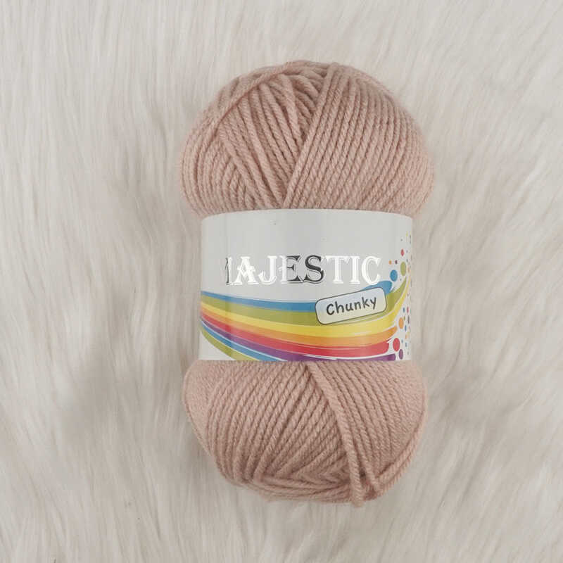 MAJESTİC CHUNKY PUDRA 100GR KLASİK ÖRGÜ İPLERİ Noname