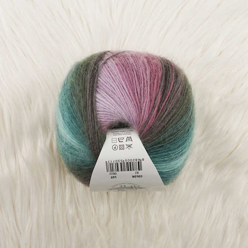 PAPATYA ANGORA BATİK EL ÖRGÜ İPİ 100 GR. 550 MT. FANTEZİ İPLER Kamgarn