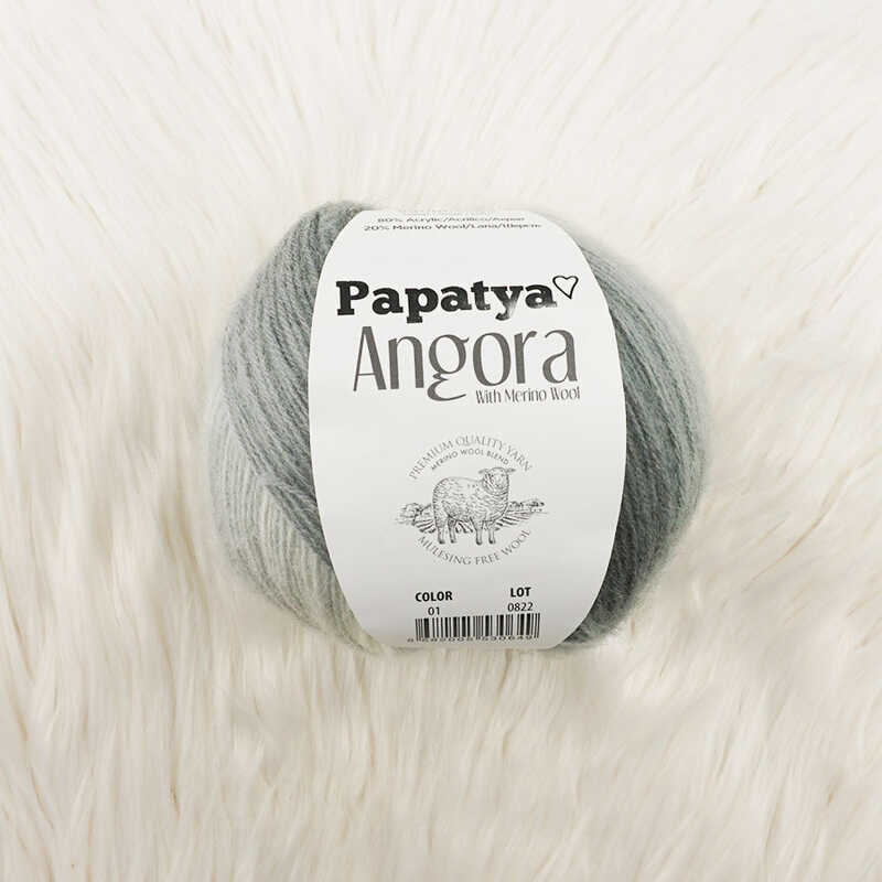 PAPATYA ANGORA BATİK EL ÖRGÜ İPİ 100 GR. 550 MT. FANTEZİ İPLER Kamgarn