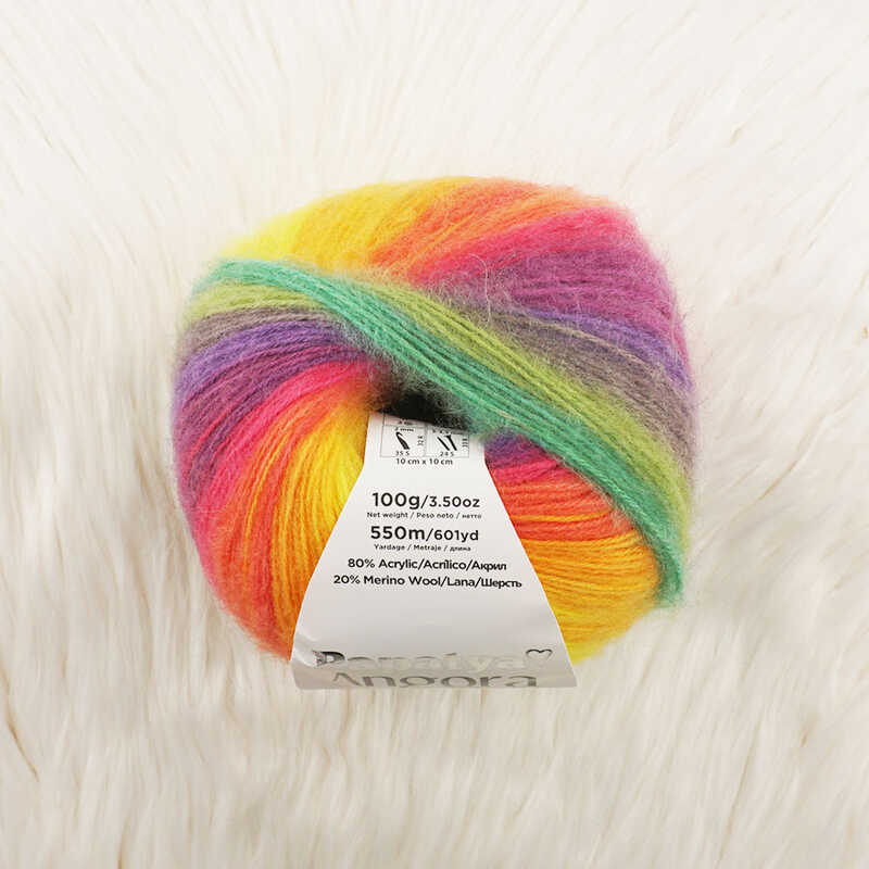PAPATYA ANGORA BATİK EL ÖRGÜ İPİ 100 GR. 550 MT. FANTEZİ İPLER Kamgarn