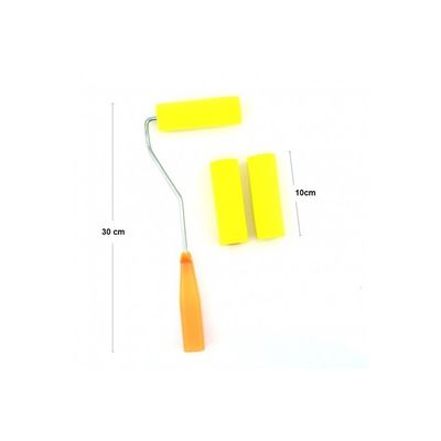 -RİCH SARI SÜNGER METAL SAP RULO SET BÜYÜK (10 CM) FIRÇA VE RULOLAR Rich 0